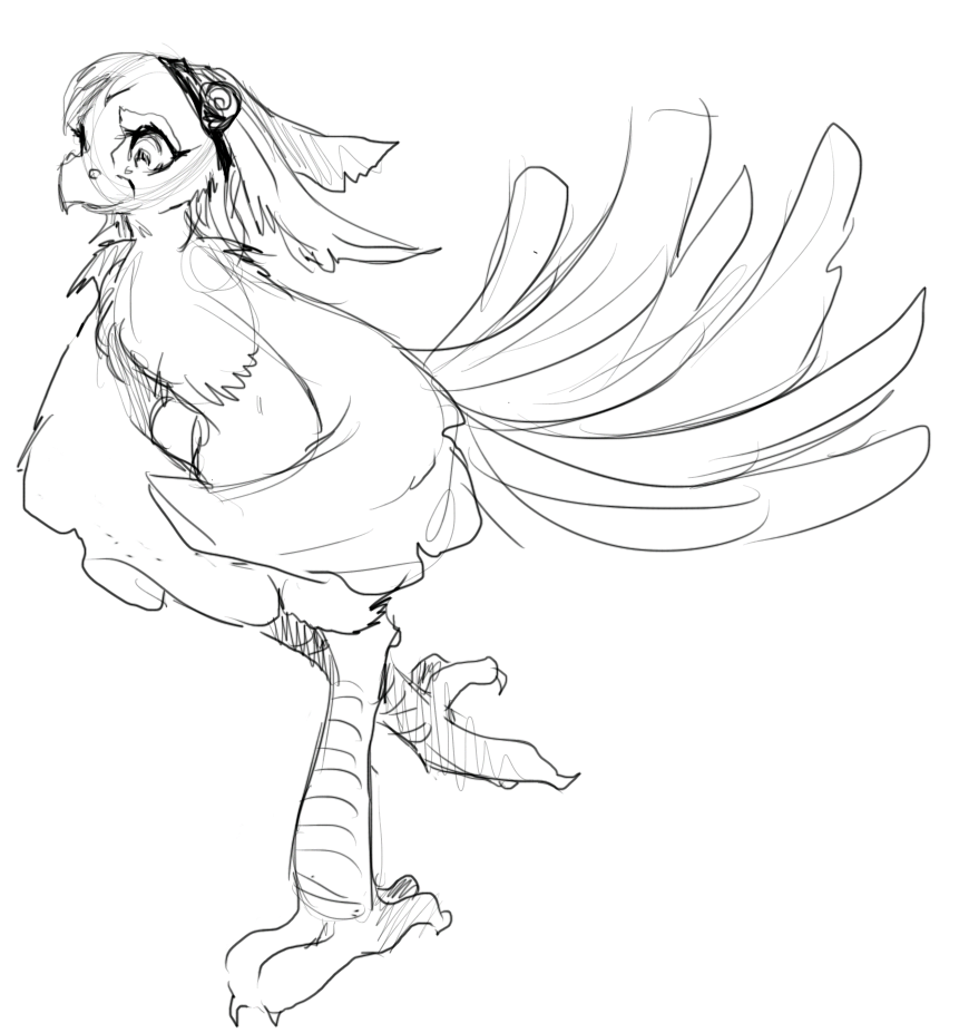The Big Imageboard Tbib Ambiguous Gender Avian Beak Bird Black And