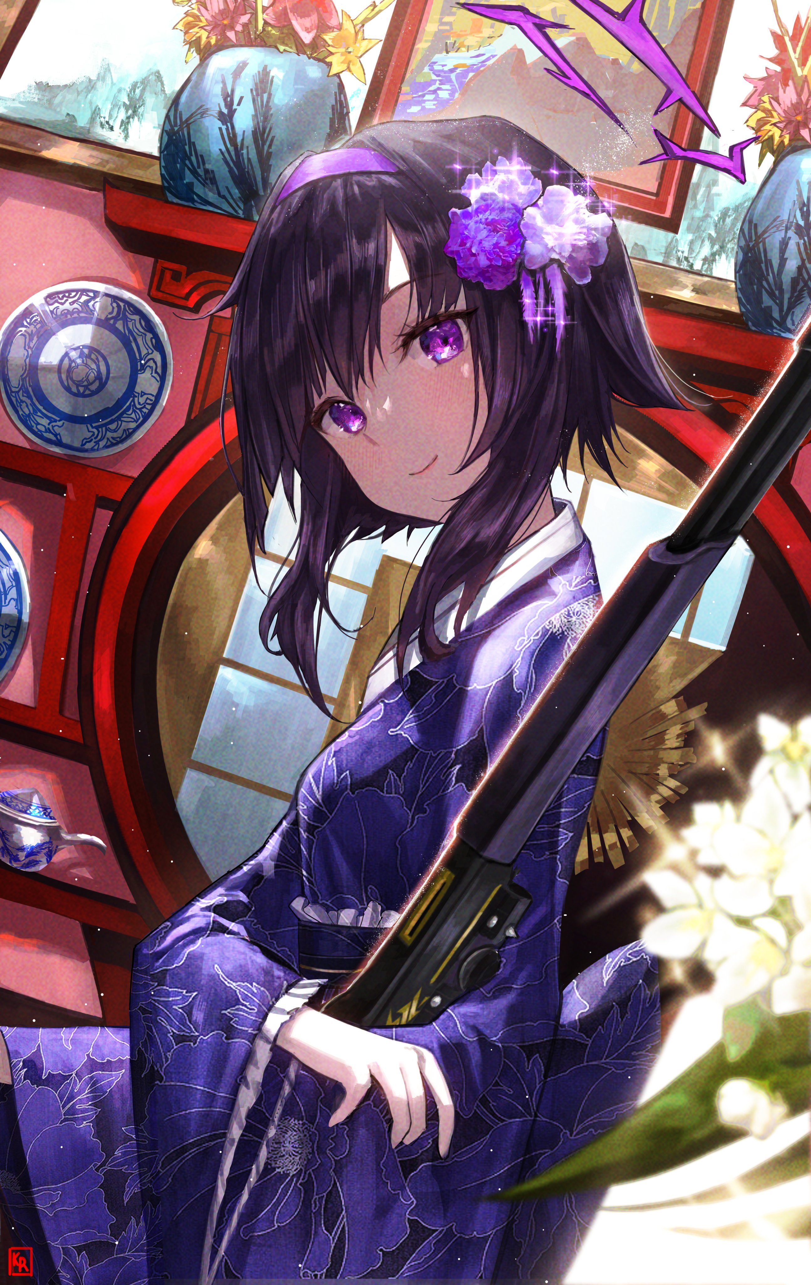 The Big ImageBoard (TBIB) - 1girl absurdres artist logo blue archive ...