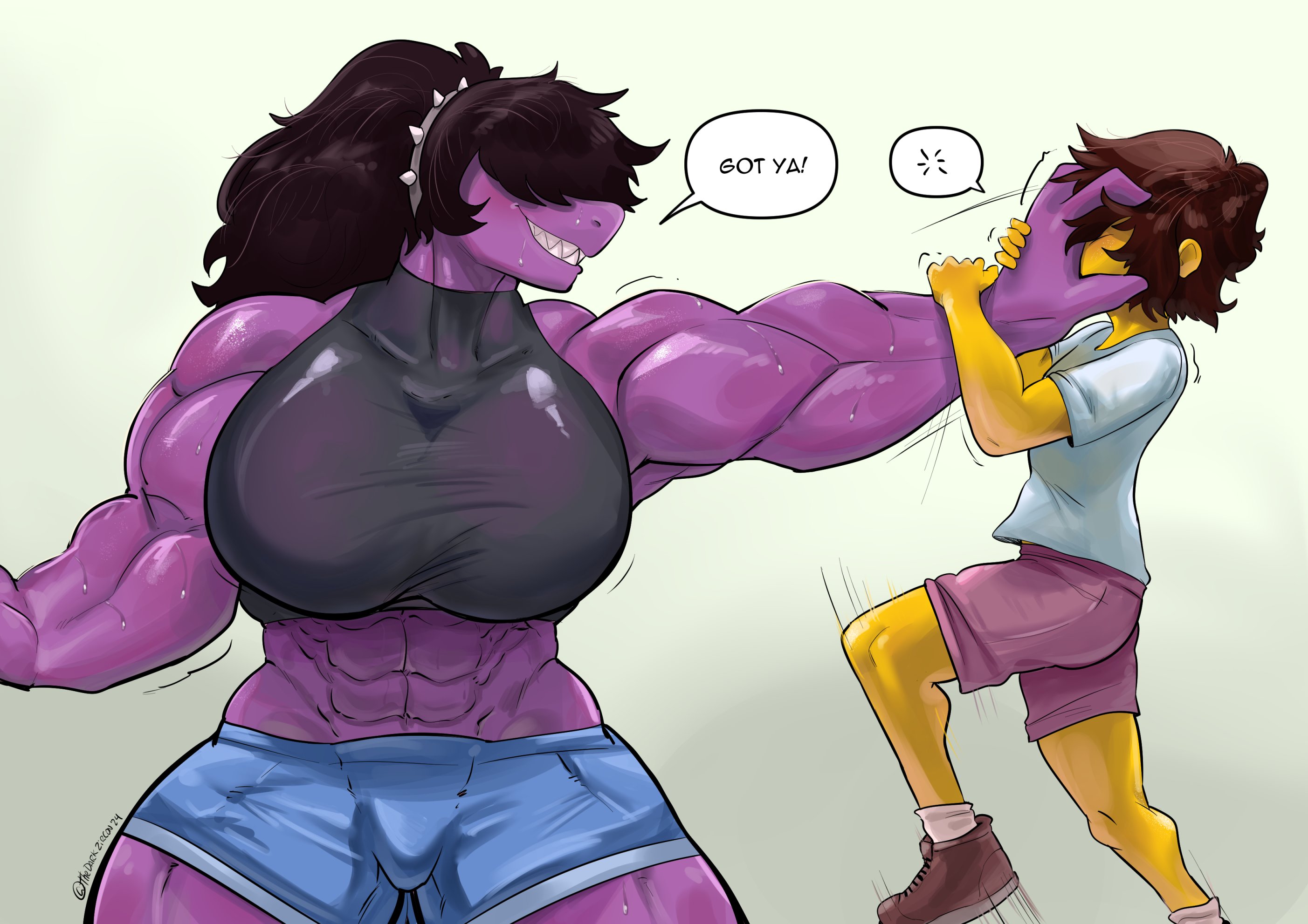 The Big Imageboard Tbib 2024 Abs Accessory Anthro Biceps Big Breasts Black Hair Bodily