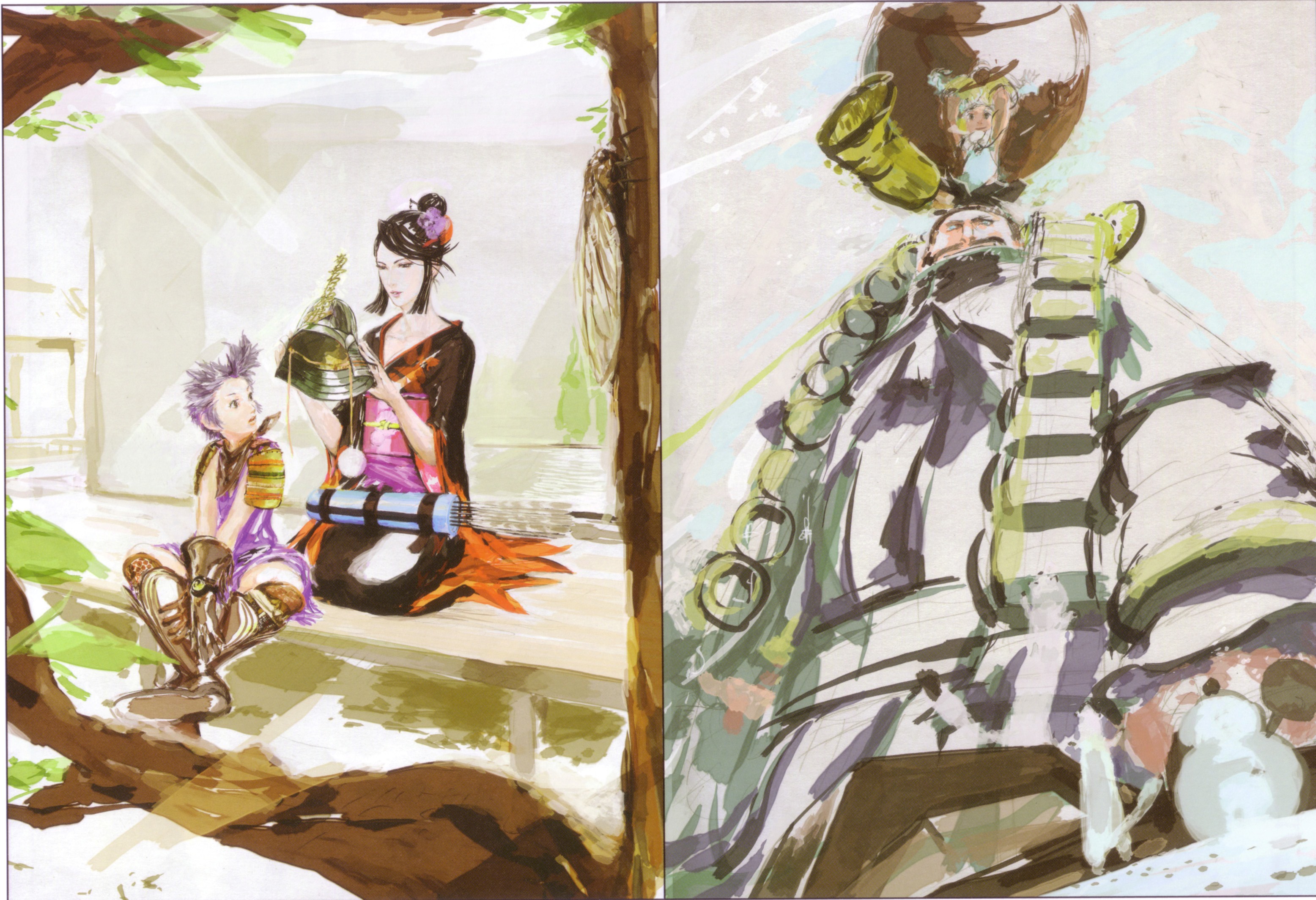 The Big ImageBoard (TBIB) - 2boys 2girls armor bandolier hammer helmet ...