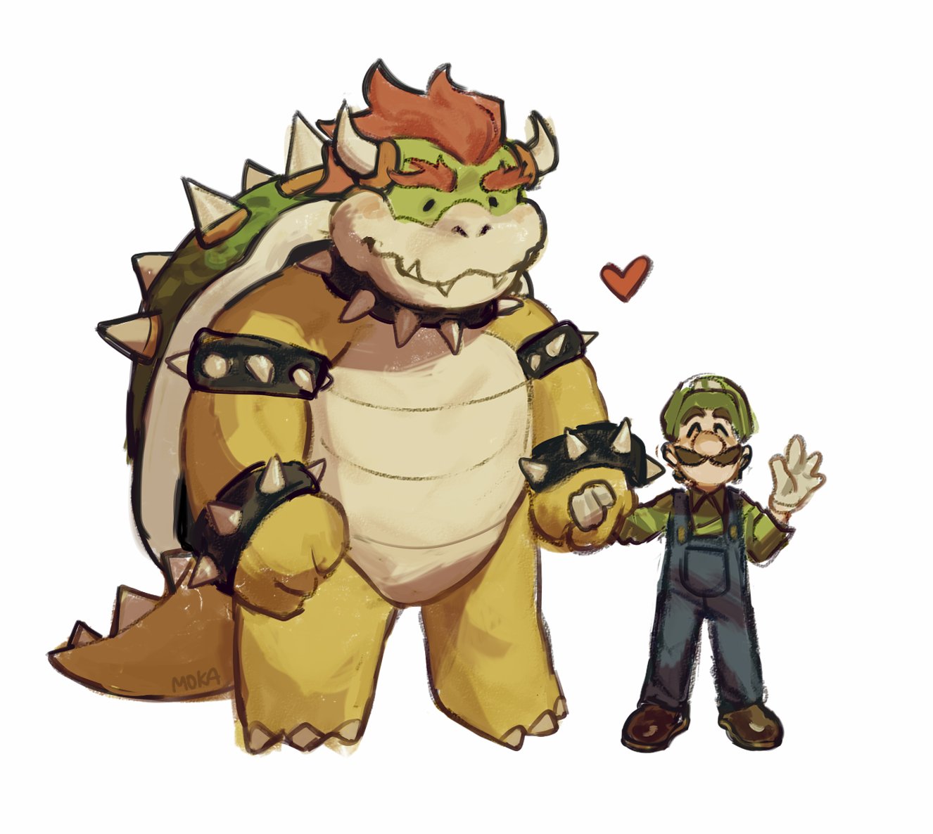 The Big ImageBoard (TBIB) - 2boys bowser couple deformed full body ...