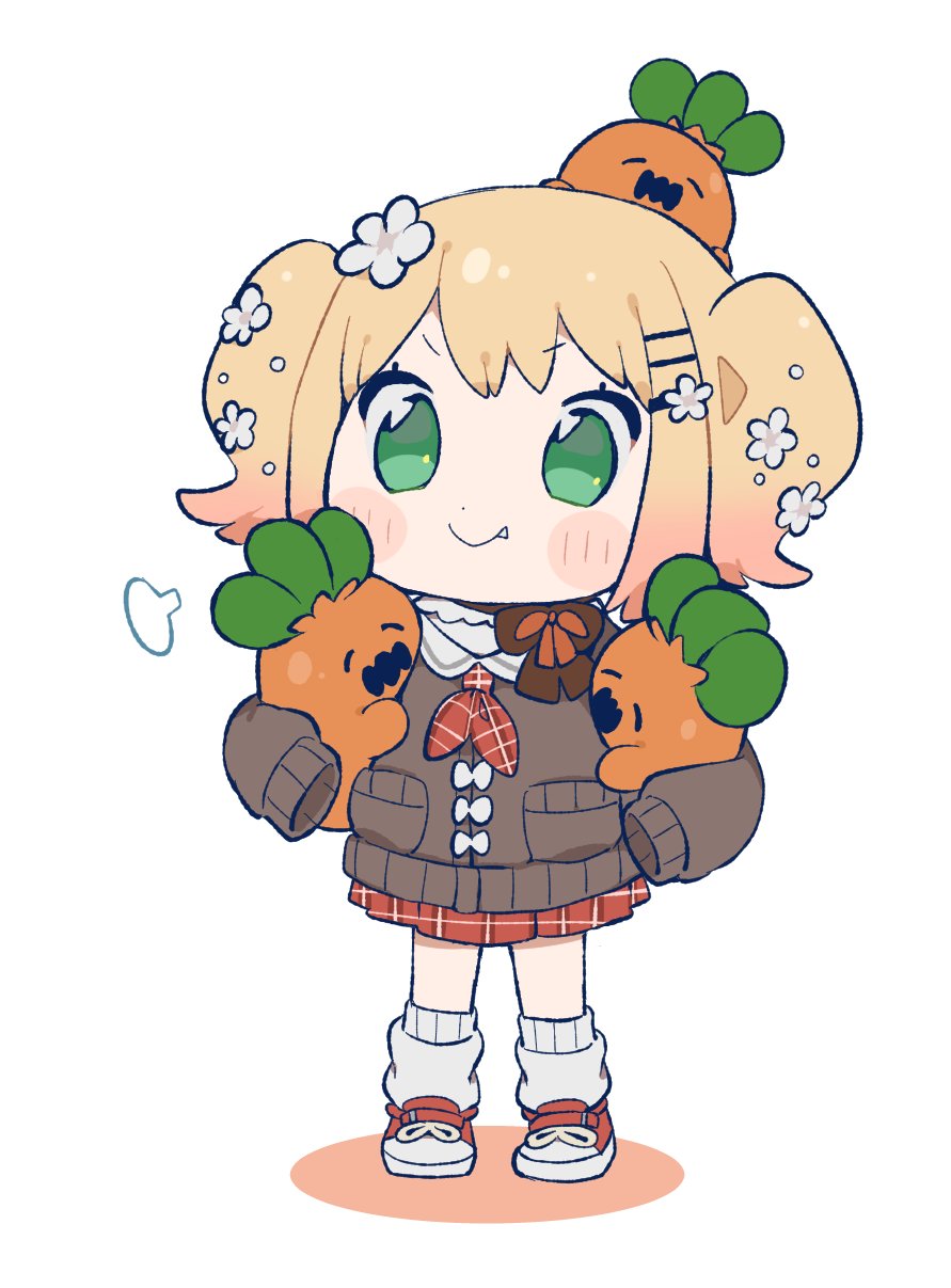 The Big ImageBoard (TBIB) - 1girl blonde hair blush stickers brown ...