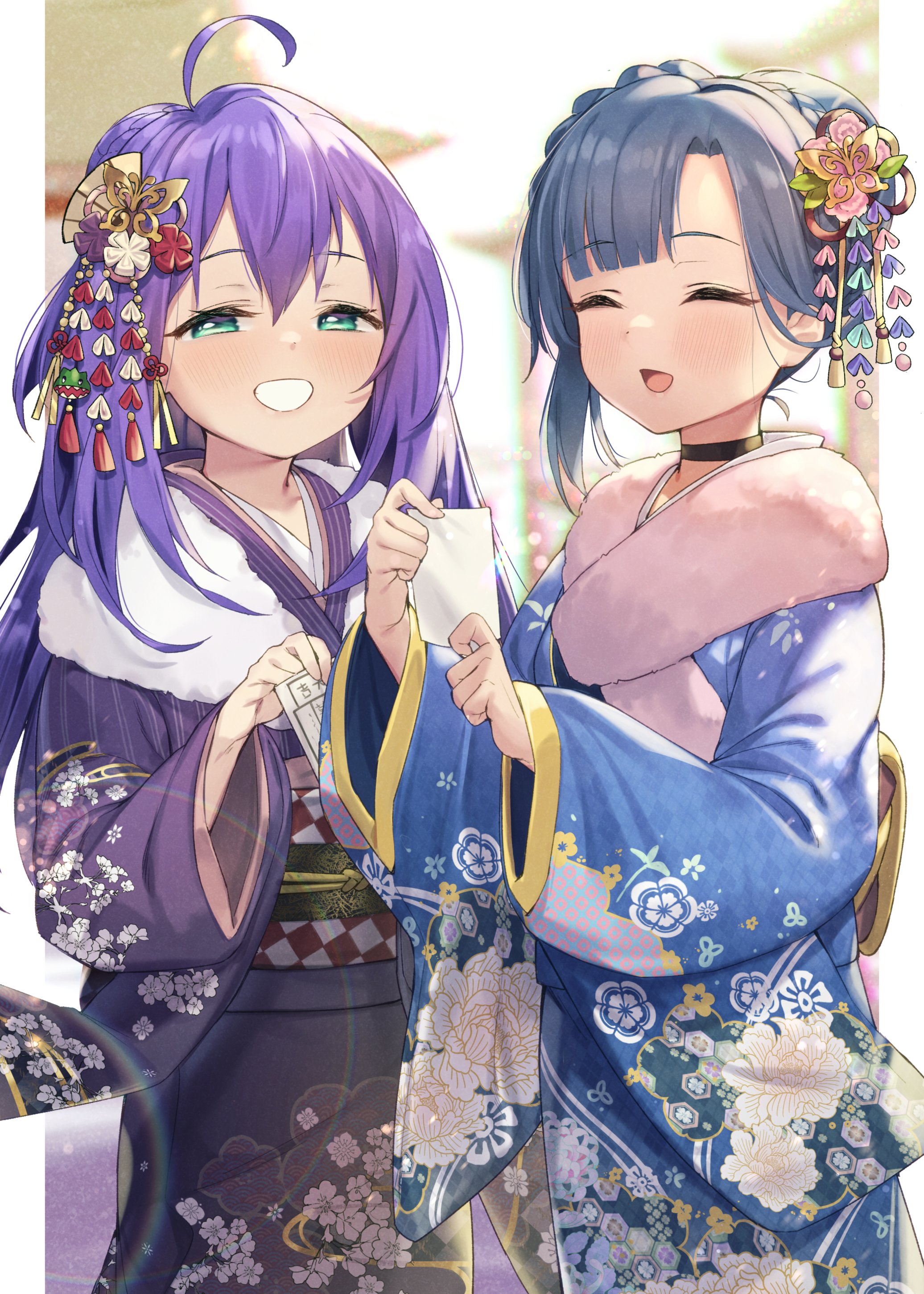 The Big ImageBoard (TBIB) - 2girls :d ^ ^ absurdres ahoge alternate costume aqua eyes black ...