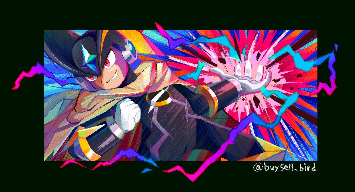 The Big ImageBoard (TBIB) - 1boy bass.exe (mega man) black bodysuit ...