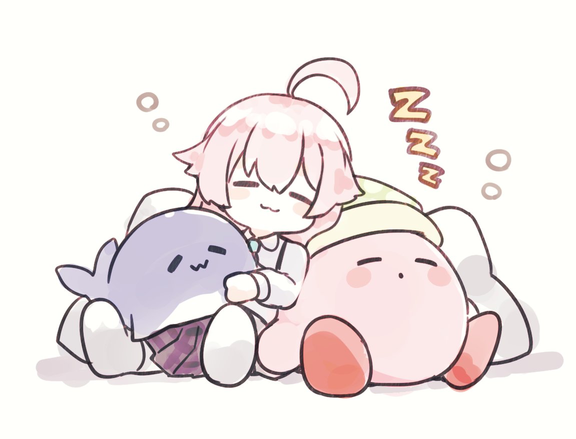 The Big ImageBoard (TBIB) - 1girl :3 ahoge aqua necktie black skirt blue archive blush stickers ...