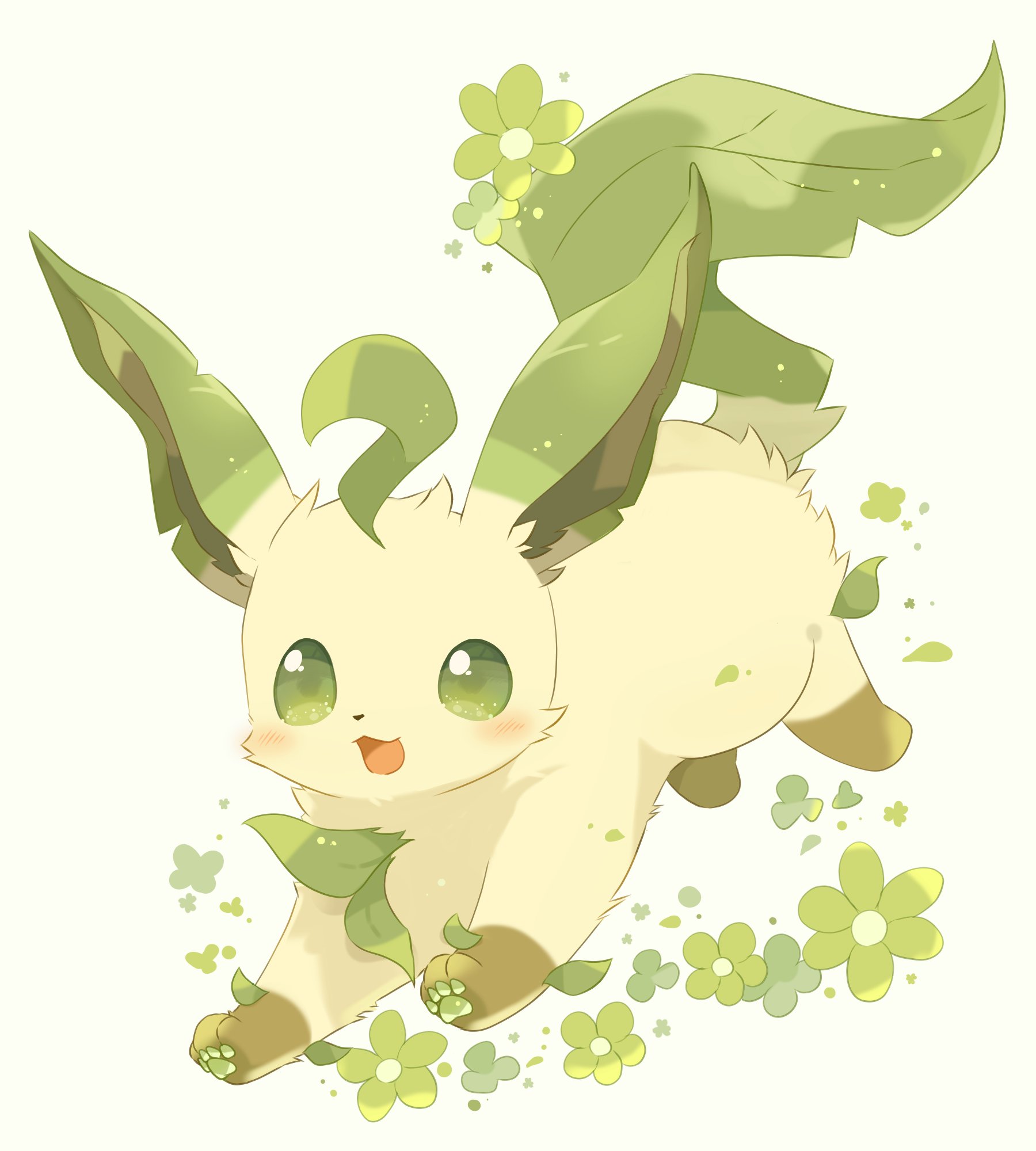 The Big ImageBoard (TBIB) - animal focus blush flower green eyes green ...