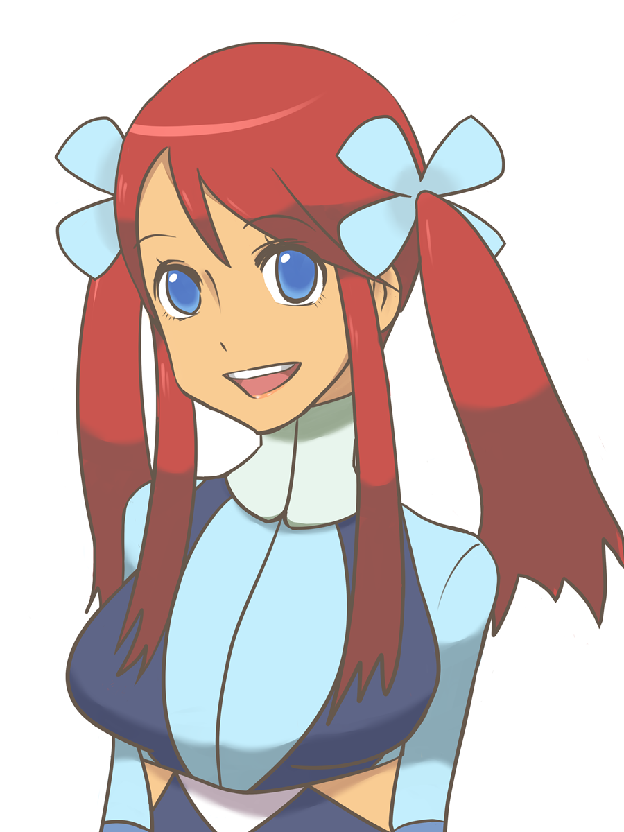 The Big Imageboard Tbib 1girl Alternate Hairstyle Blue Eyes Breasts