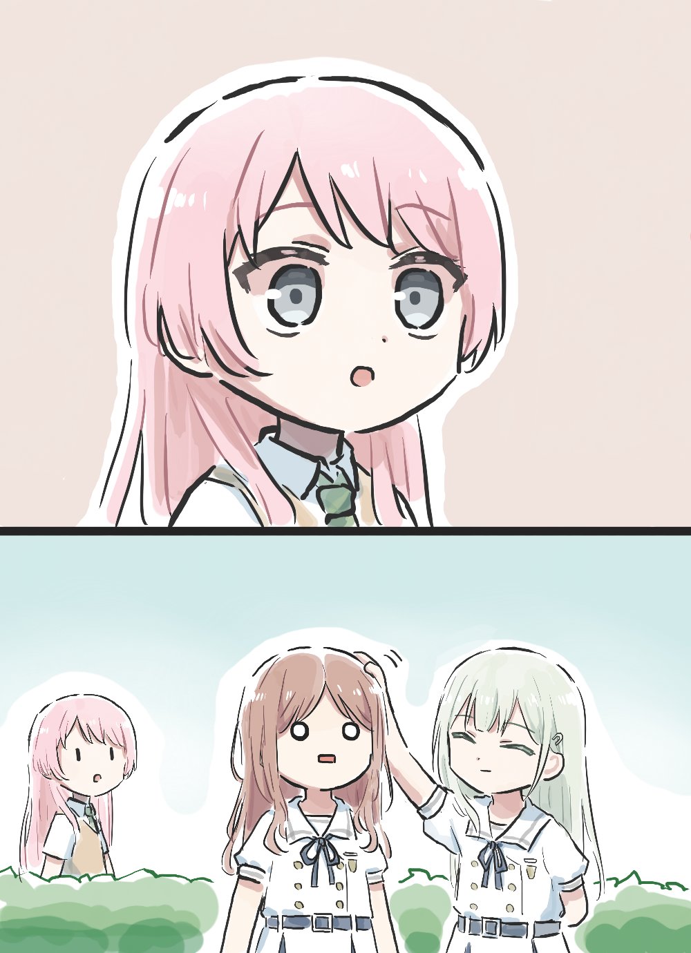 The Big ImageBoard (TBIB) - 3girls ^ ^ bang dream! bang dream! it's mygo!!!!! belt blue belt ...