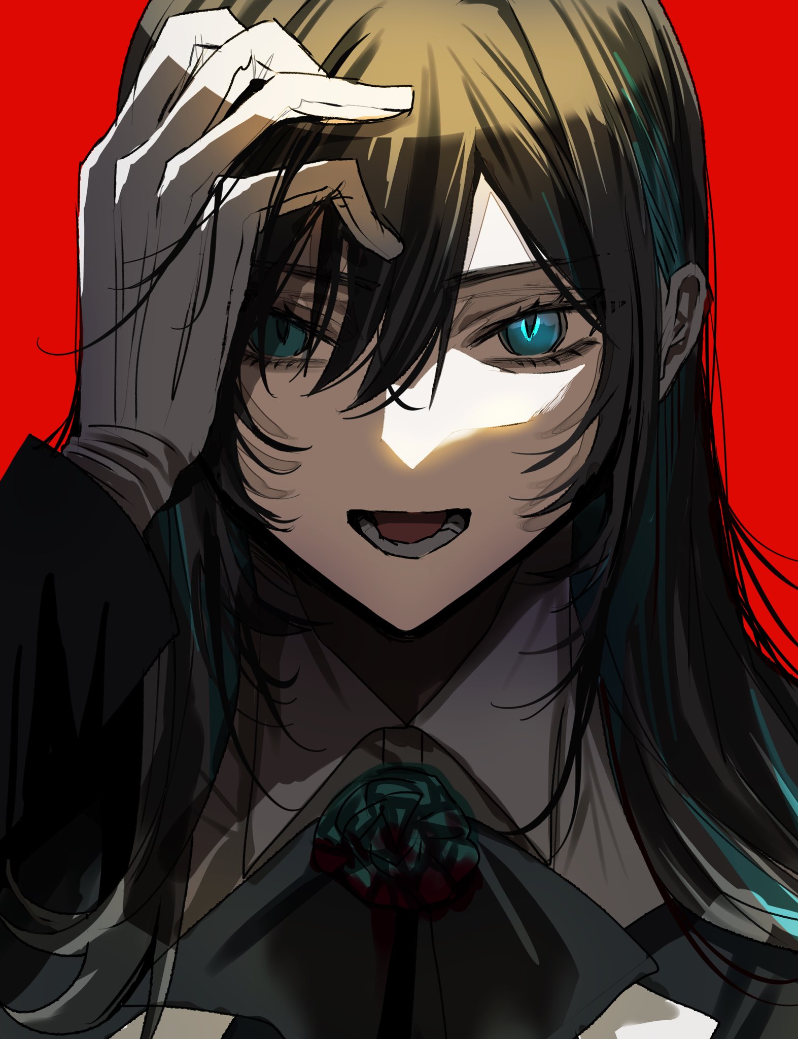 The Big ImageBoard (TBIB) - 1girl ado (utaite) black hair blue eyes ...