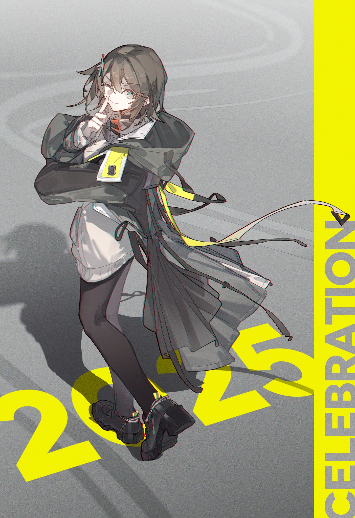 The Big ImageBoard (TBIB) - 1girl arknights arknights: endfield black coat black hair black ...