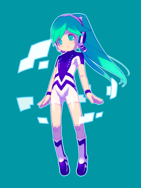 The Big ImageBoard (TBIB) - 0123456789 1girl android blue eyes bodysuit ...