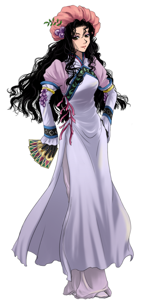 The Big Imageboard Tbib 1girl Black Hair Breasts Brown Eyes Card