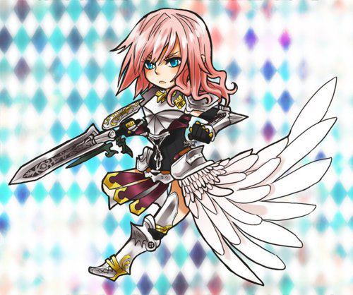 The Big ImageBoard (TBIB) - 1girl armor artist request blue eyes chibi ...