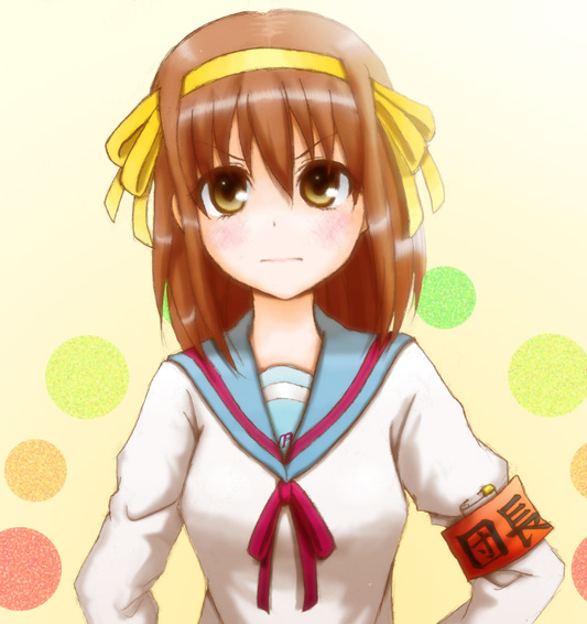The Big Imageboard Tbib Armband Bad Id Bad Pixiv Id Brown Eyes