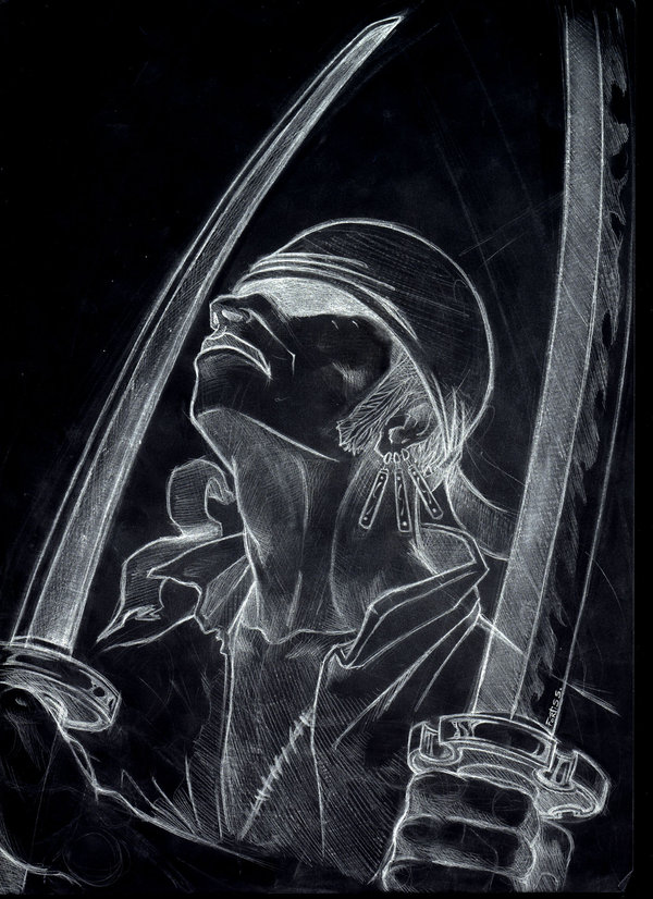 The Big ImageBoard (TBIB) - 1boy bandanna dual wielding earrings ...