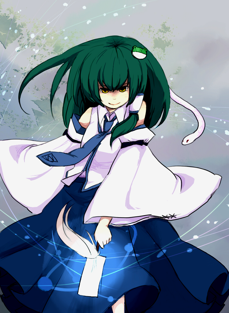 The Big Imageboard Tbib Bad Id Bad Pixiv Id Frog Green Hair Hibari