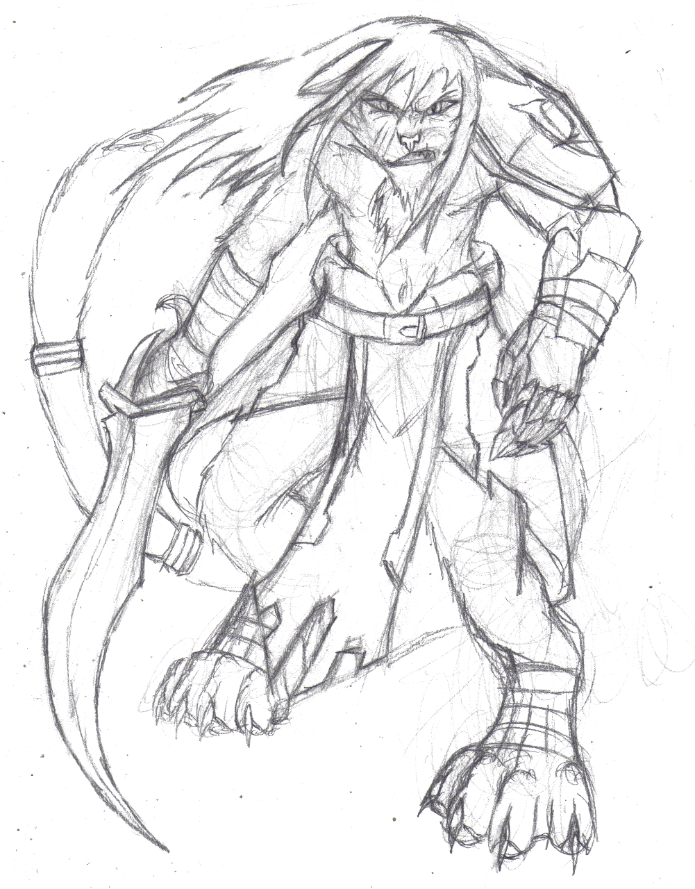 The Big ImageBoard (TBIB) - 4 toes 5 fingers accessory arm wraps armor beard chest tuft clawed ...