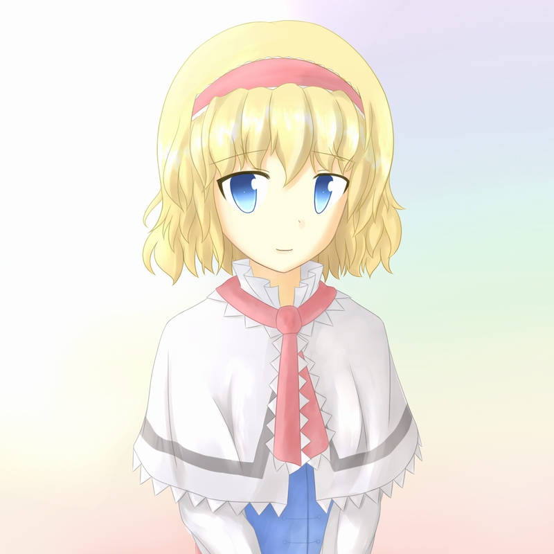 The Big ImageBoard (TBIB) - alice margatroid blonde hair blue eyes capelet hairband lut ribbon ...