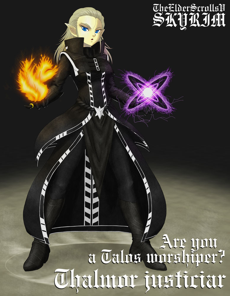 The Big ImageBoard (TBIB) - 1girl blue eyes elf female full body long ...