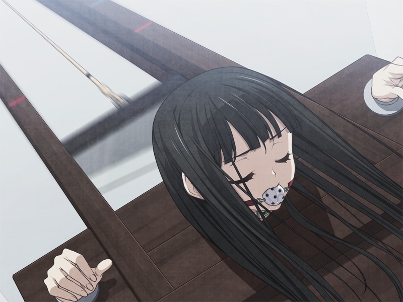 The Big ImageBoard (TBIB) - 1girl ball gag bdsm black hair bondage ...