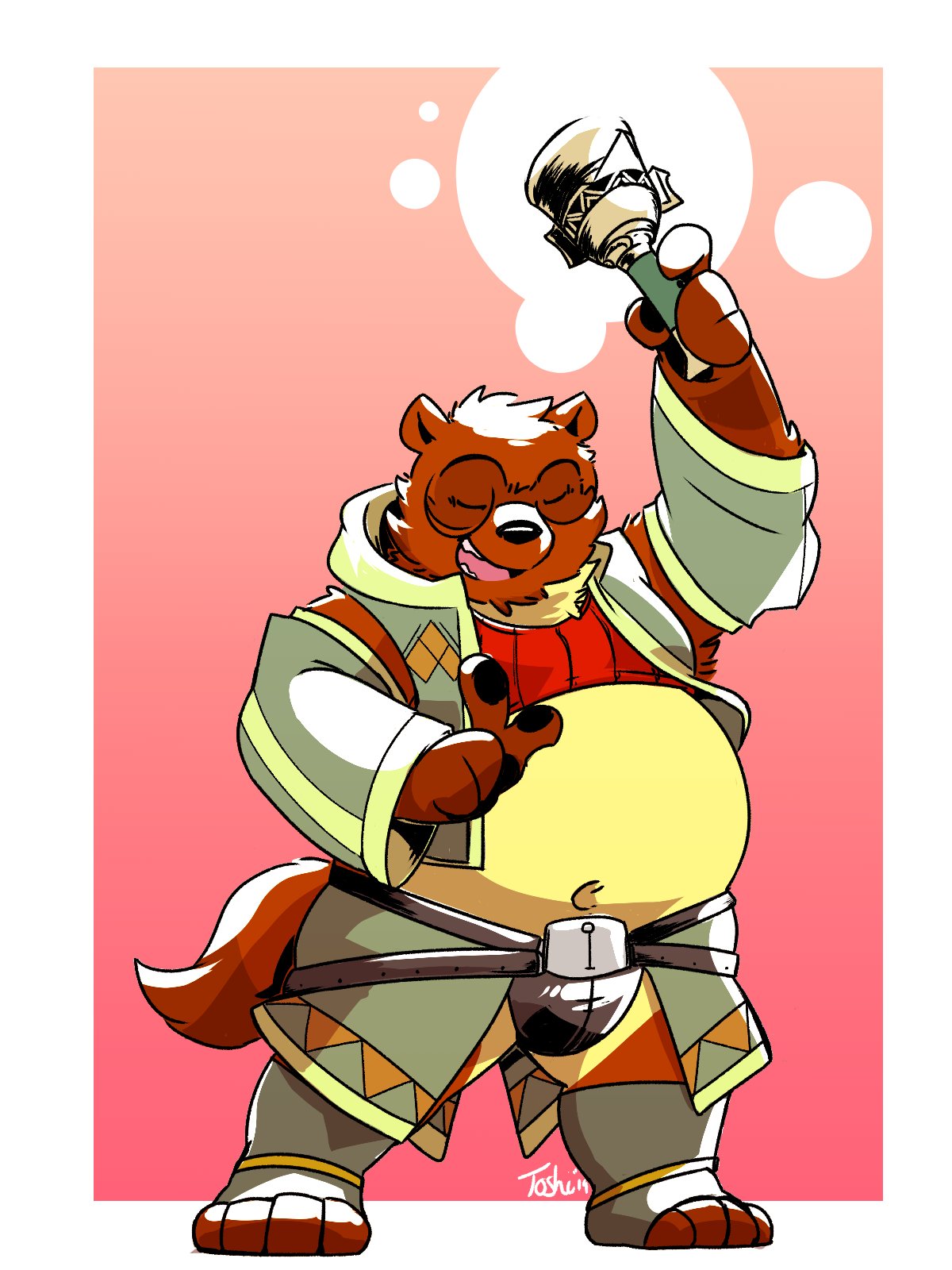The Big Imageboard Tbib 2019 Anthro Belly Black Nose Brown Fur