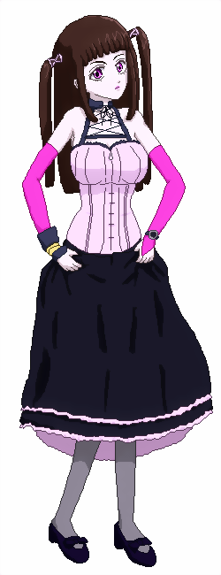 The Big ImageBoard (TBIB) - 1girl pixel art rosario+vampire solo toujou ...
