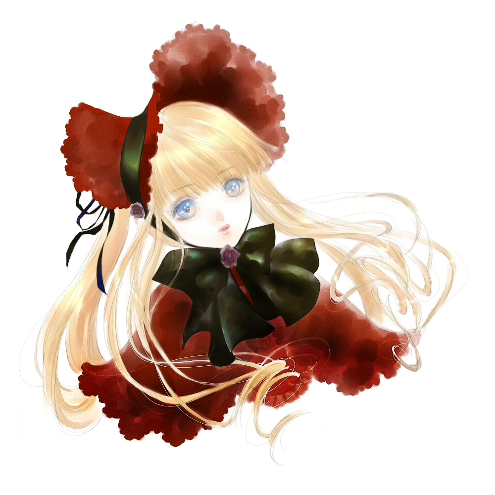 The Big ImageBoard (TBIB) - 1girl bad id bad pixiv id blonde hair blue eyes bonnet dress hat ...