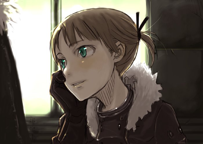 The Big Imageboard Tbib 1girl Ayakura Juu Blue Eyes Blush Brown