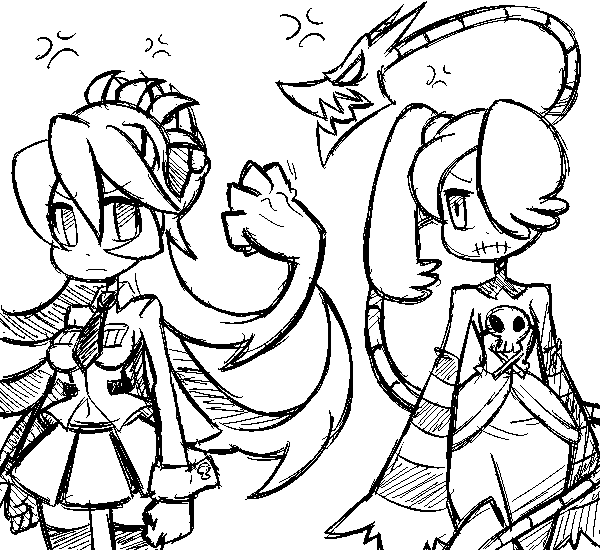 The Big Imageboard Tbib 2girls Anger Vein Bad Id Bad Pixiv Id Bare