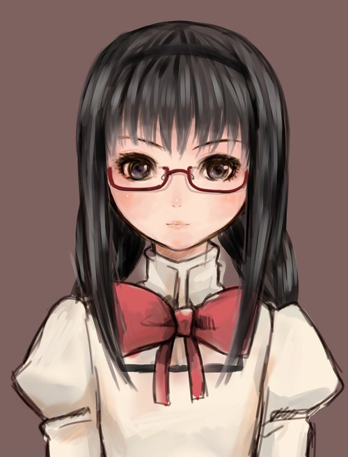 The Big Imageboard Tbib Akemi Homura Ayanero Taicho Black Hair