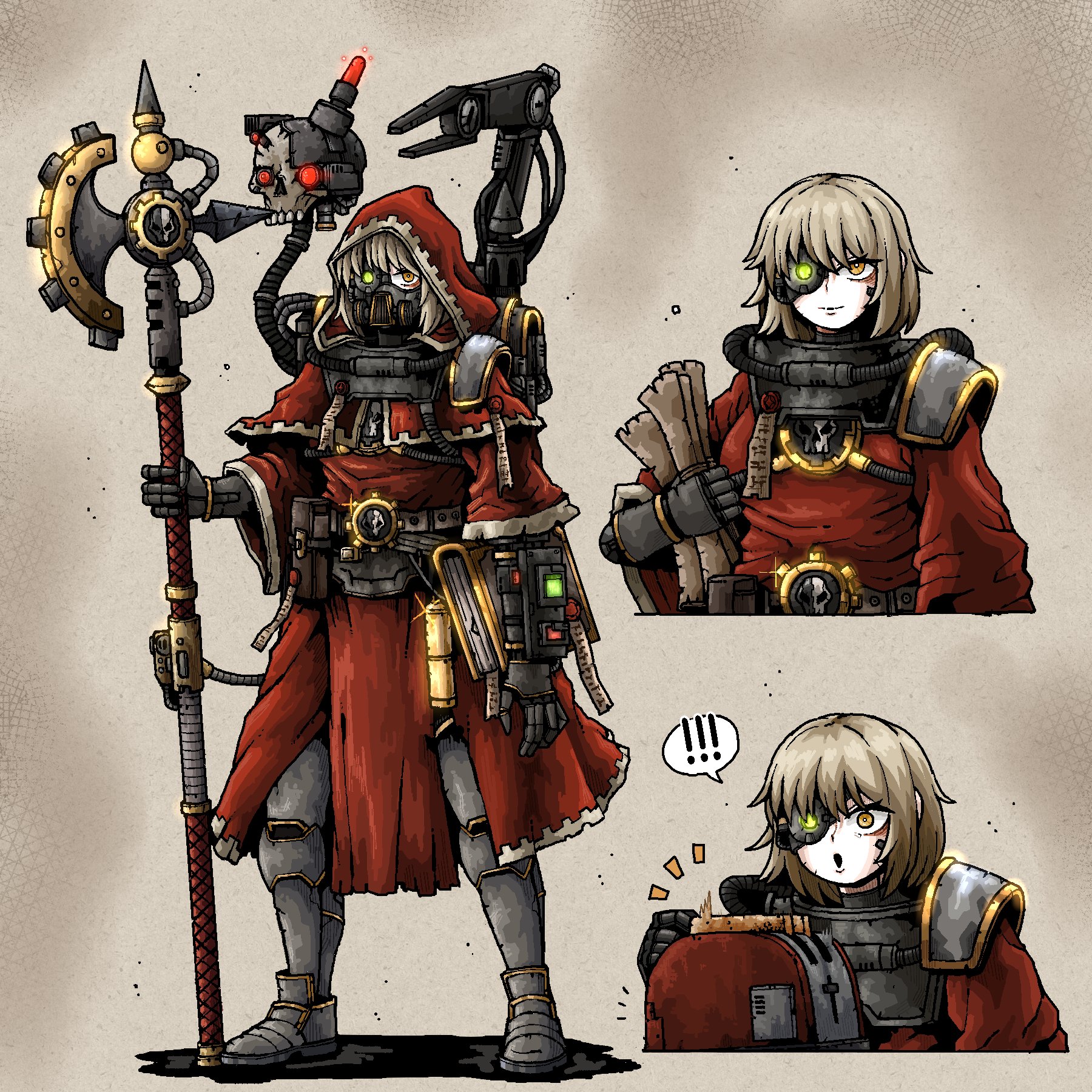 The Big ImageBoard (TBIB) - ! !! 1girl adeptus mechanicus armor ...