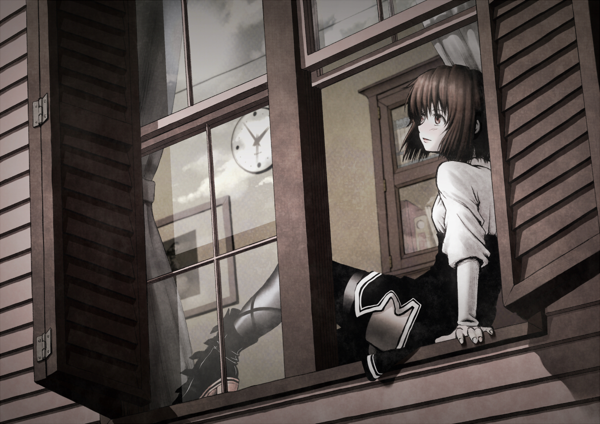 The Big ImageBoard (TBIB) - 1girl analog clock black footwear black ...