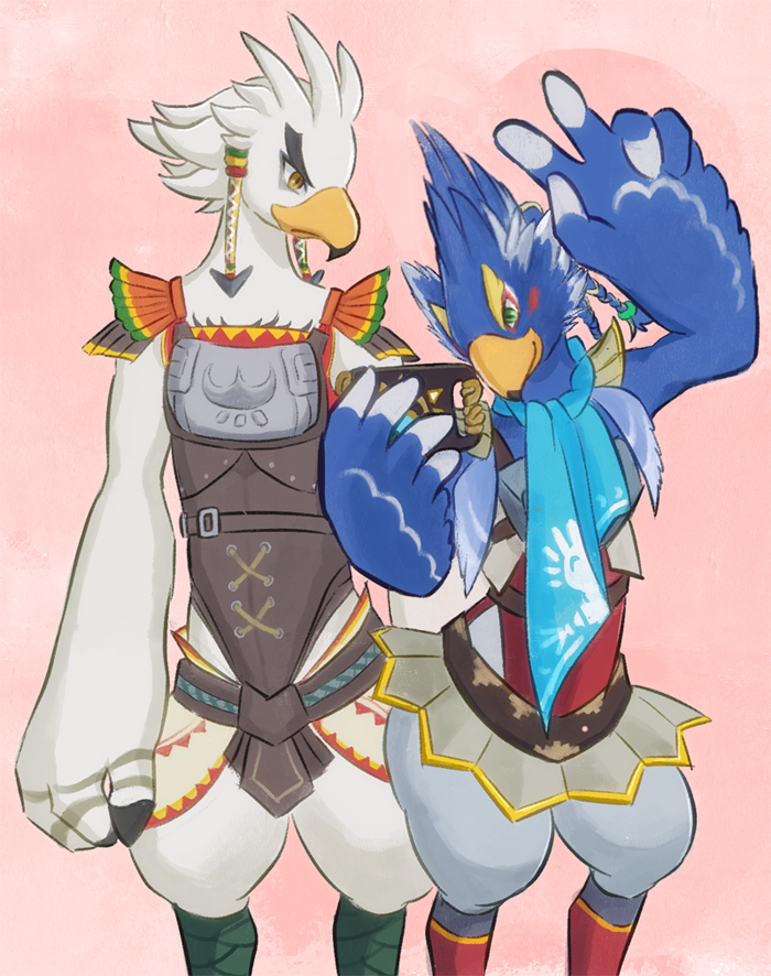 The Big Imageboard Tbib Anthro Armor Avian Beak Bird Blue Body Blue