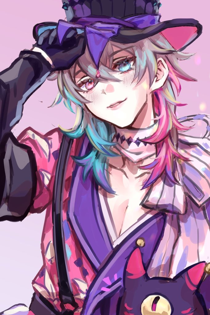 The Big ImageBoard (TBIB) - 1boy androgynous black gloves blue eyes ...