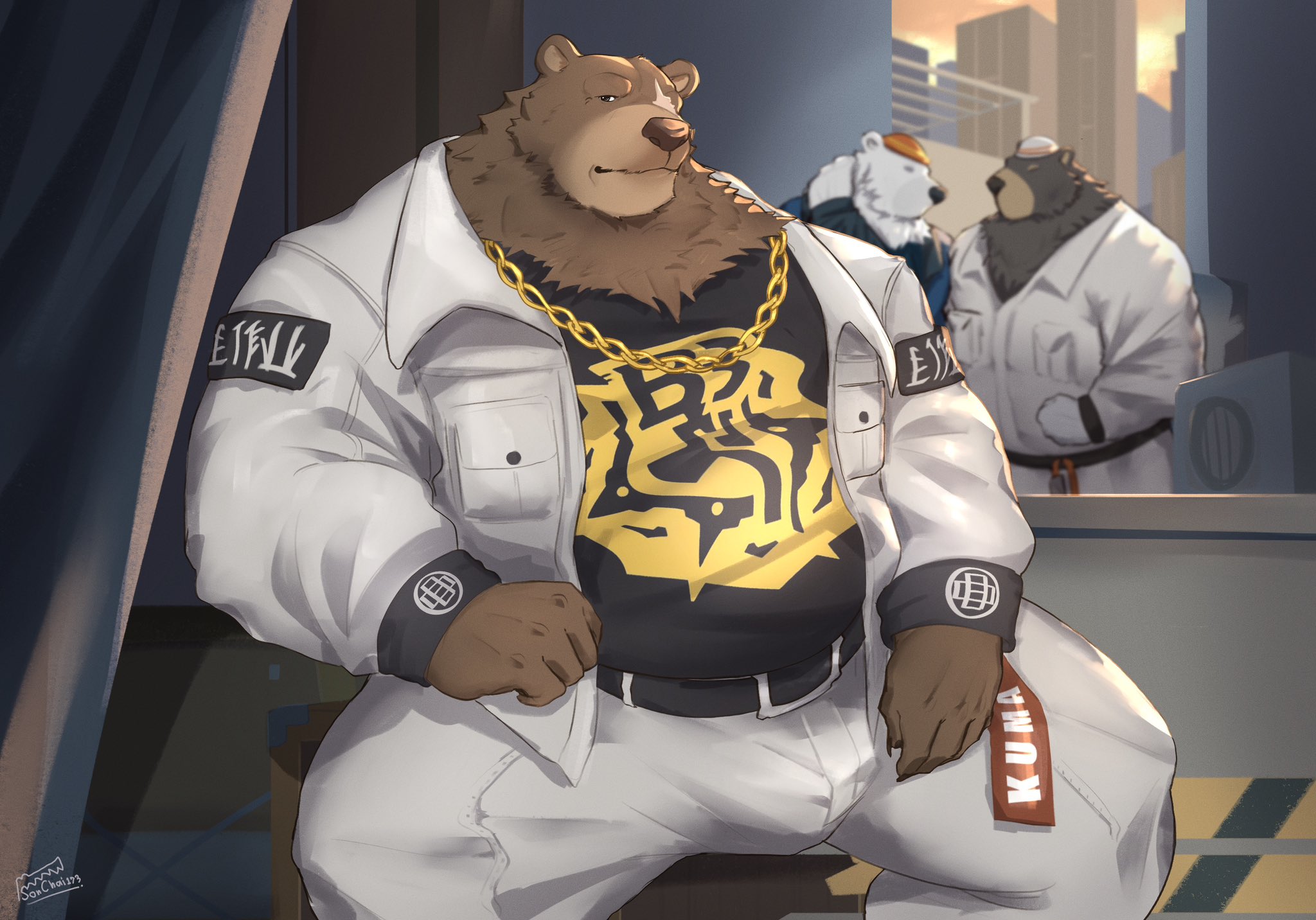 The Big Imageboard Tbib Anthro Asha Sonchai173 Bear Ben Bigger