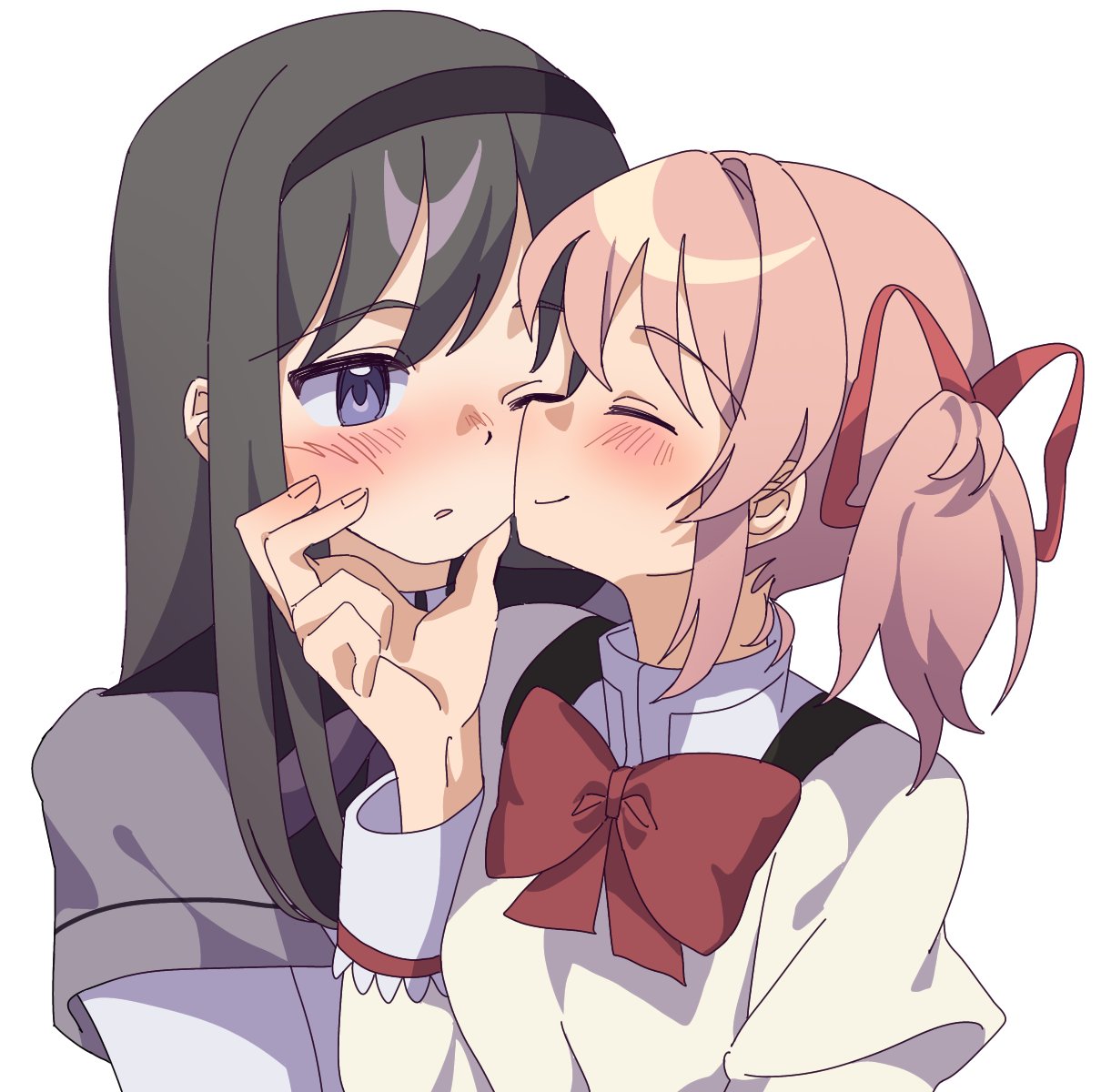 The Big Imageboard Tbib 2girls Akemi Homura Akemi Homura Magical