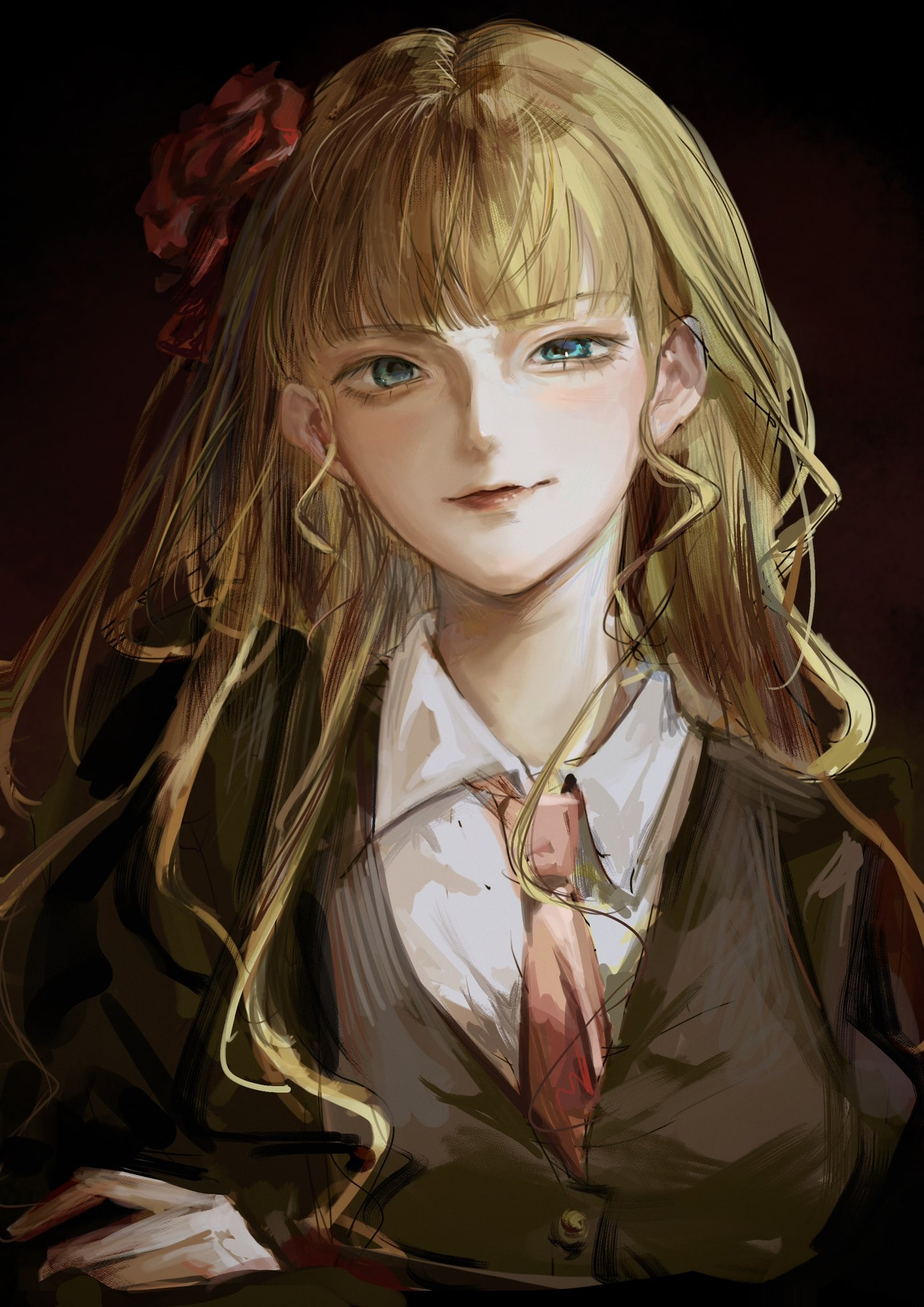 The Big ImageBoard (TBIB) - 1girl beatrice (umineko) blonde hair blue eyes blunt bangs closed ...