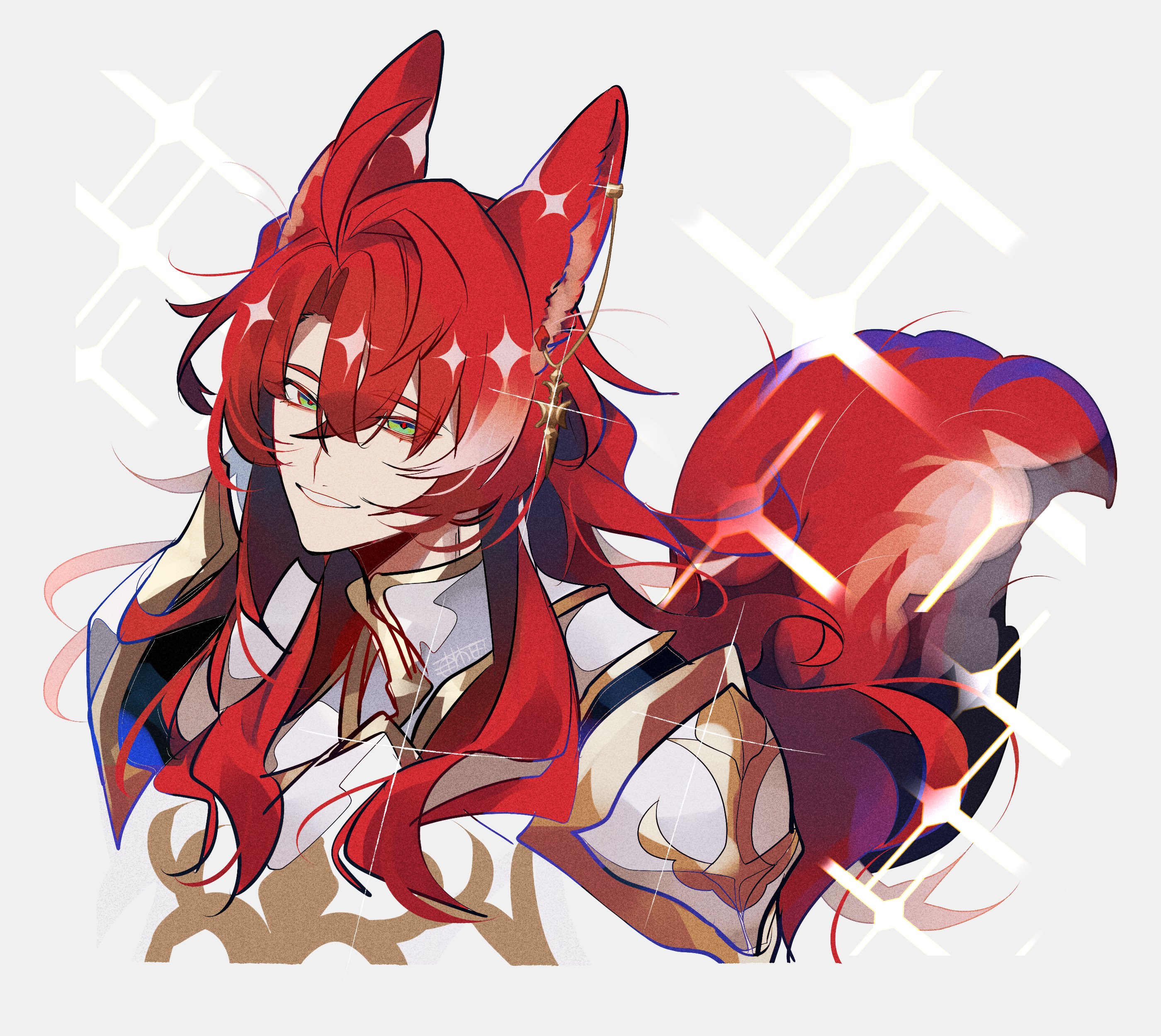 The Big ImageBoard (TBIB) - 1boy absurdres animal ears argenti (honkai ...