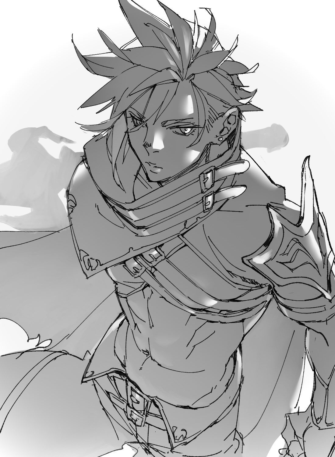 The Big ImageBoard (TBIB) - 1boy armor belt cape cloud strife cloud ...