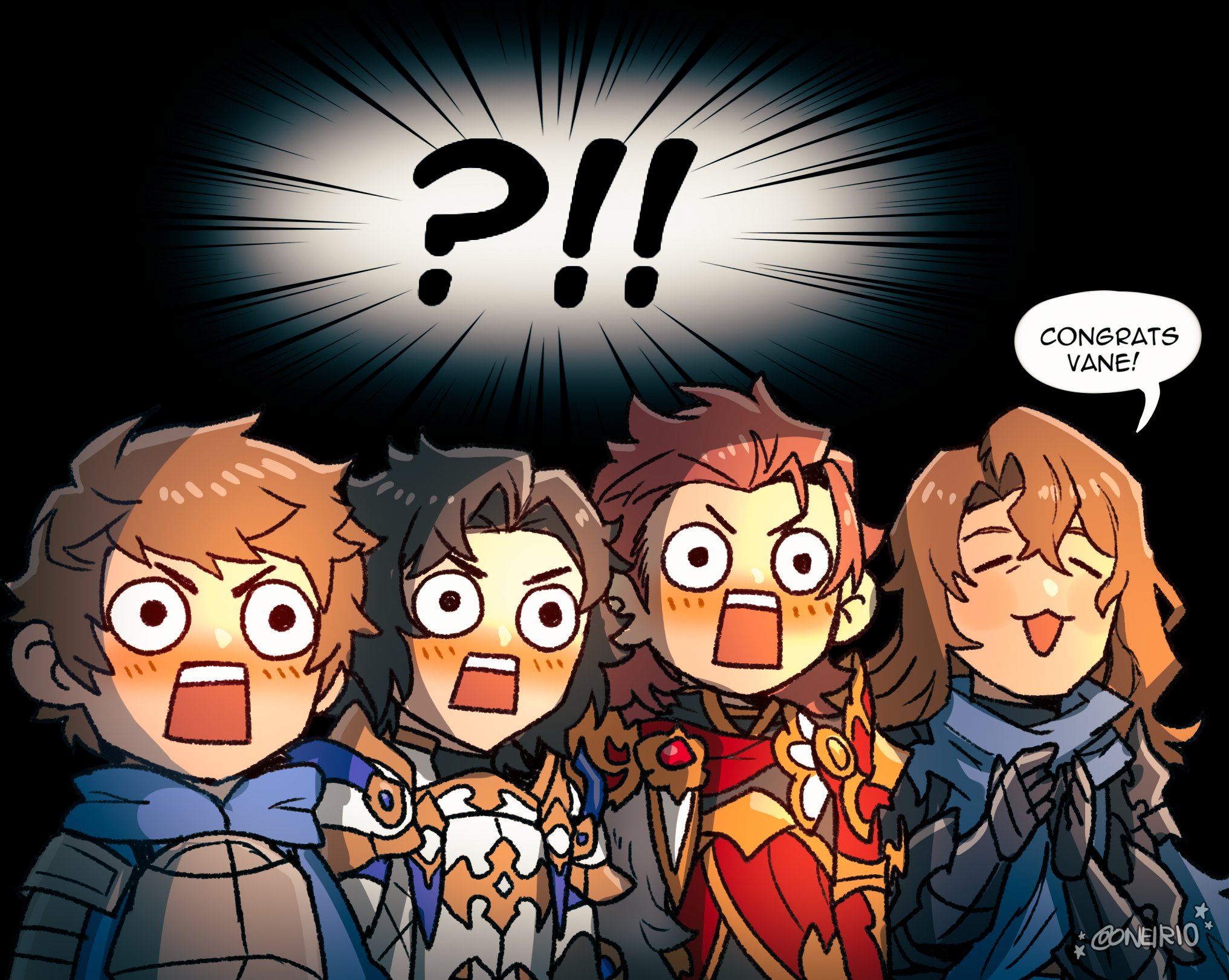 The Big ImageBoard (TBIB) - !? 4boys armor black armor black hair blue hoodie blush brown hair ...