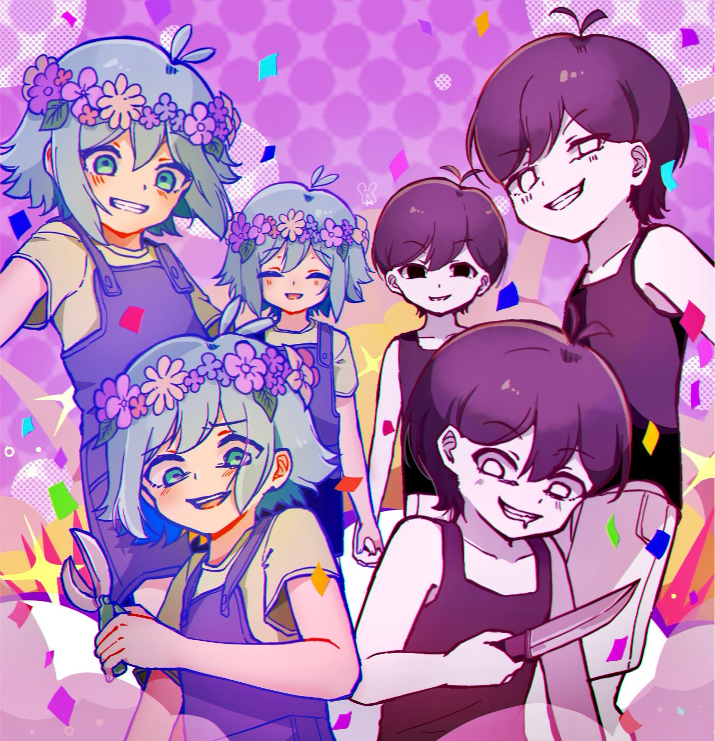 The Big ImageBoard (TBIB) - 007f89 siyo 2boys basil (headspace) (omori ...