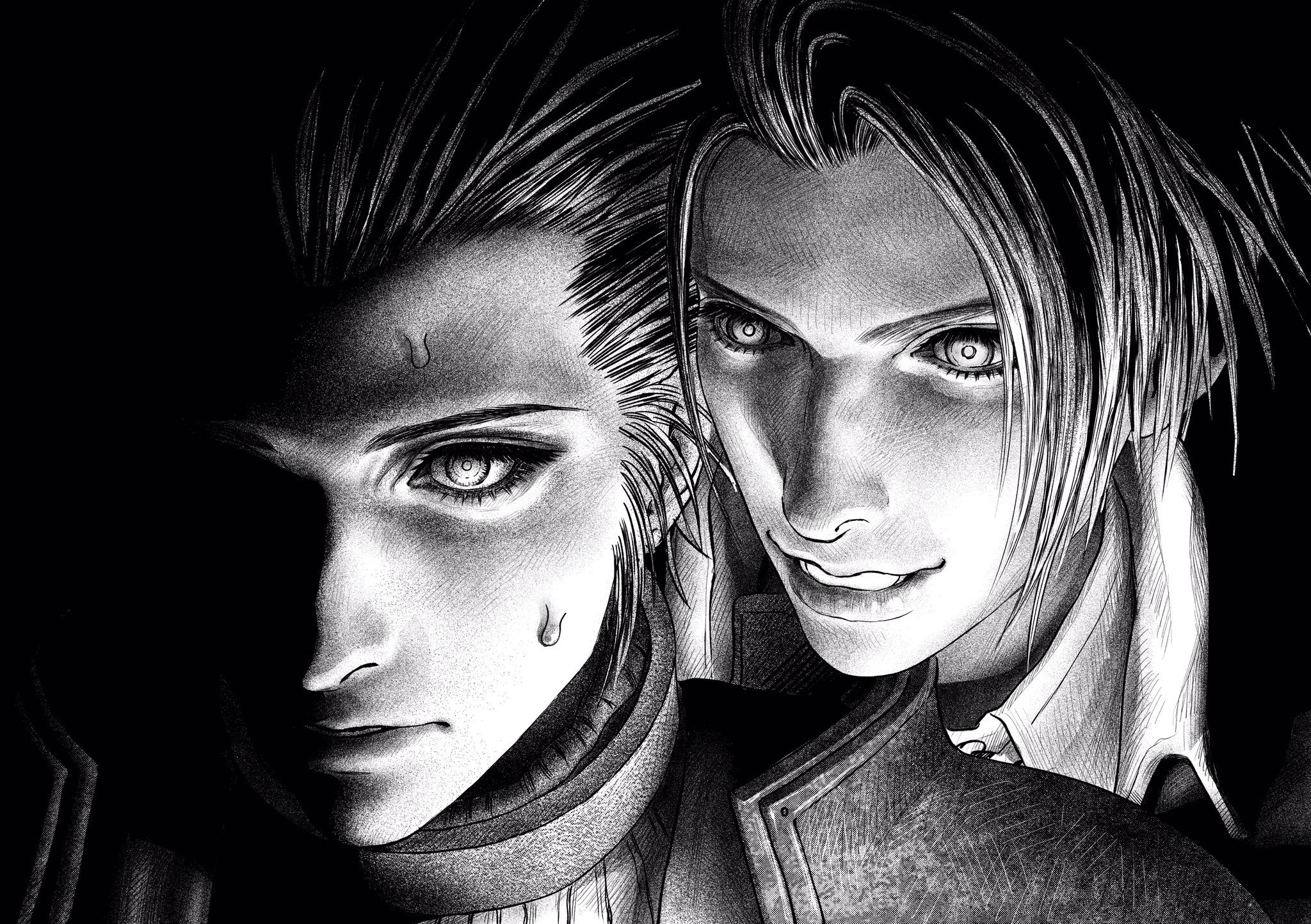 The Big ImageBoard (TBIB) - 2boys armor black background black hair cairenai123 chinese ...