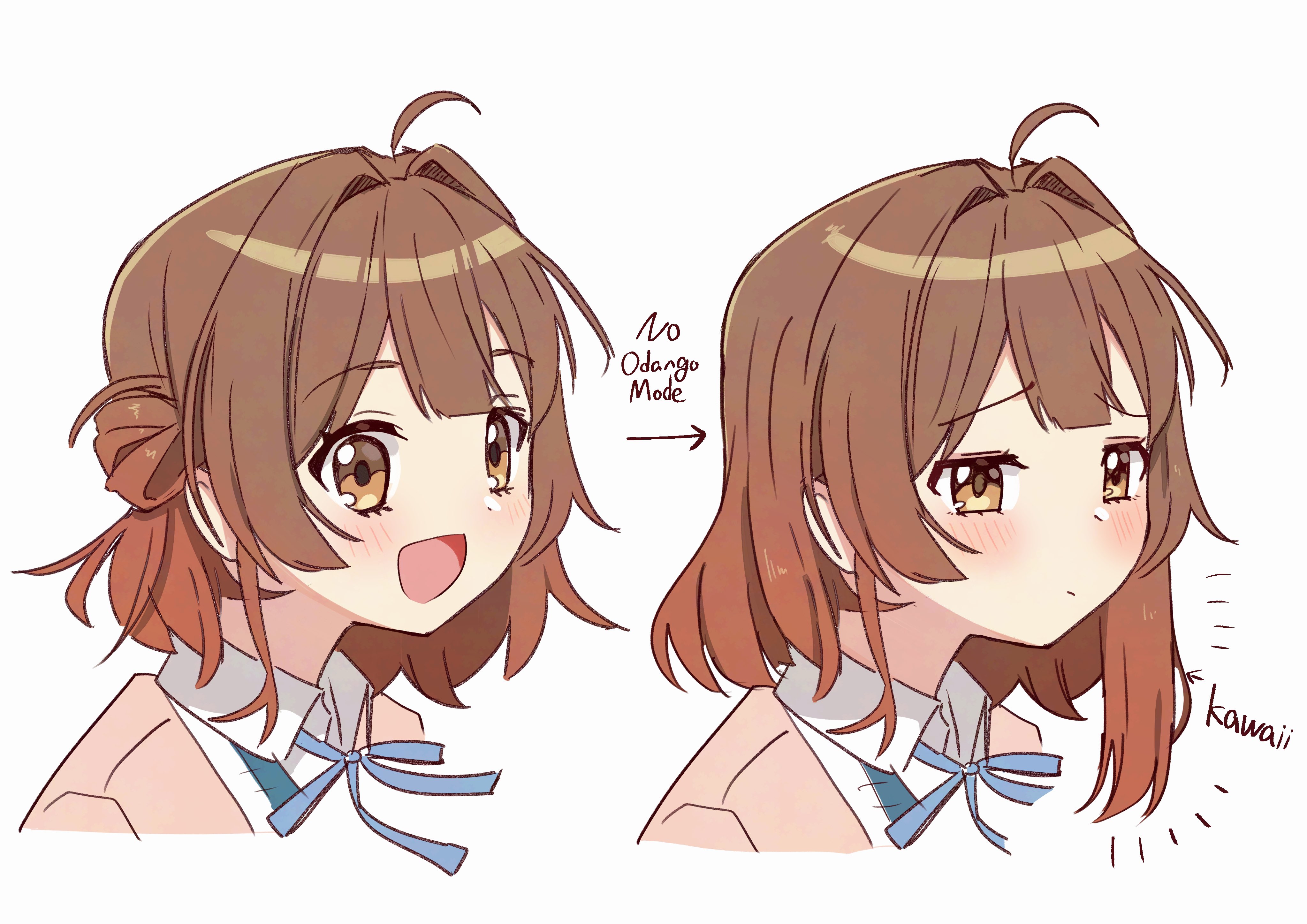The Big ImageBoard (TBIB) - 1girl absurdres ahoge alternate hairstyle ...