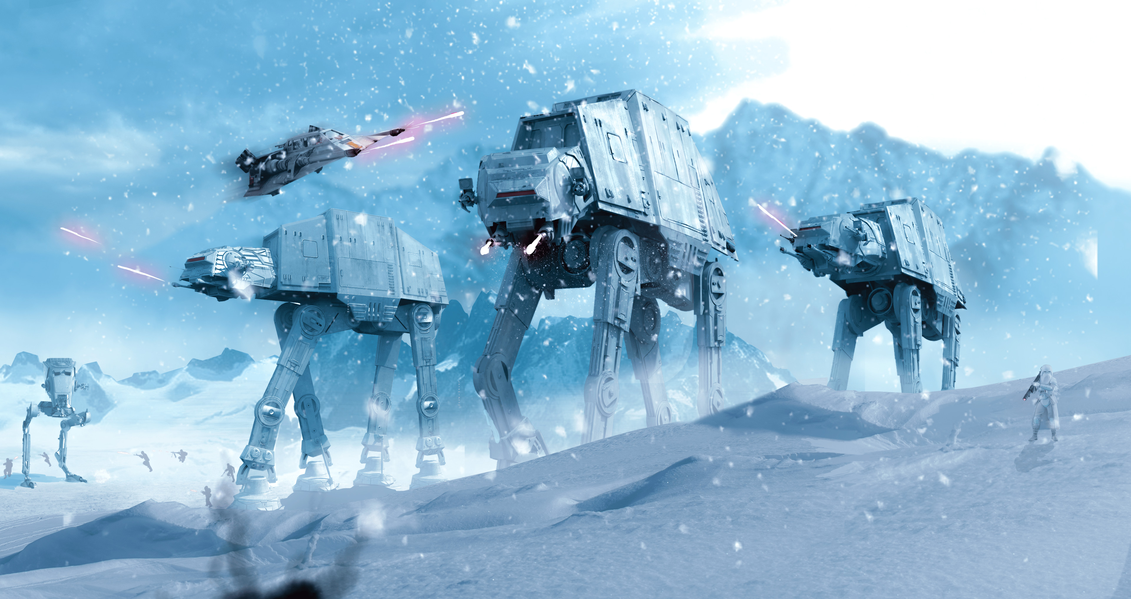 The Big ImageBoard (TBIB) - absurdres at-at at-st battle of hoth calum ...