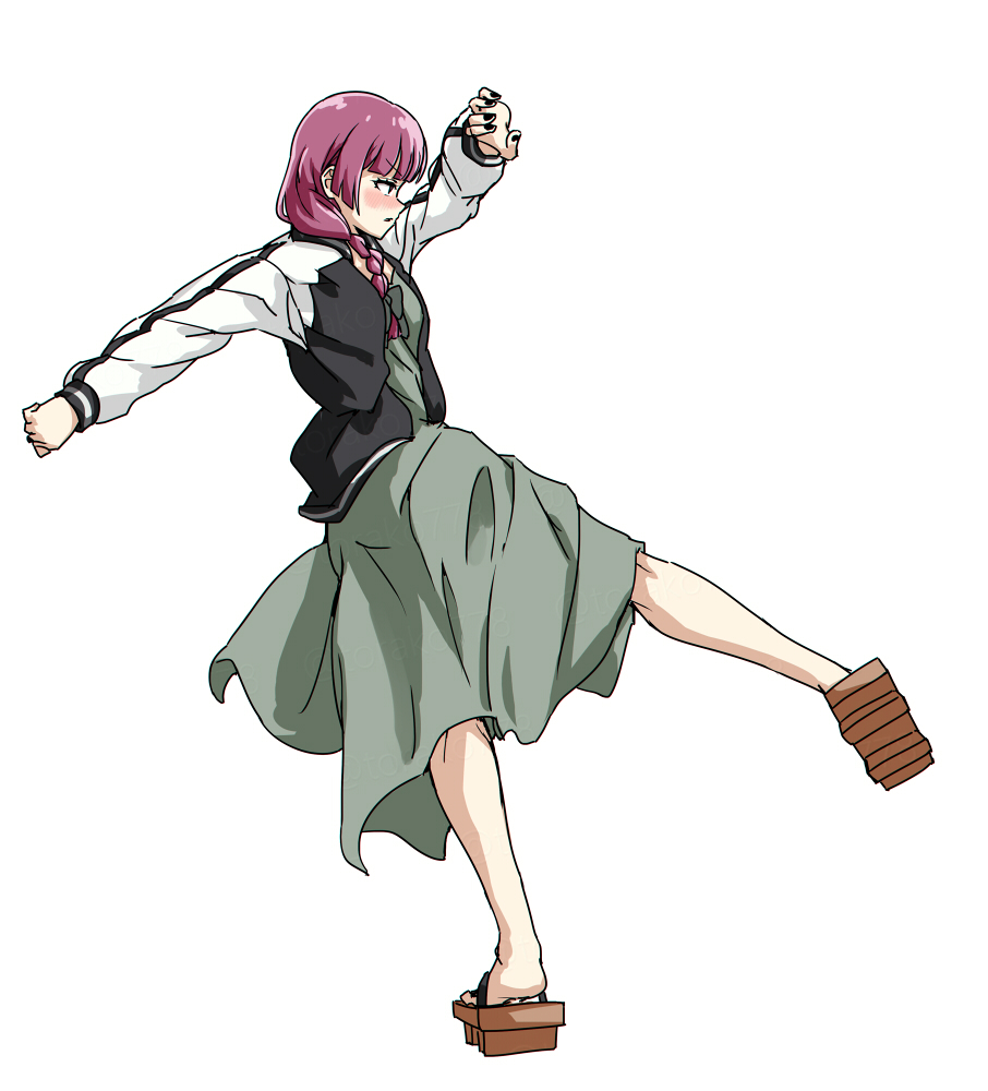 The Big ImageBoard (TBIB) - 1girl black jacket black nails blush bocchi ...