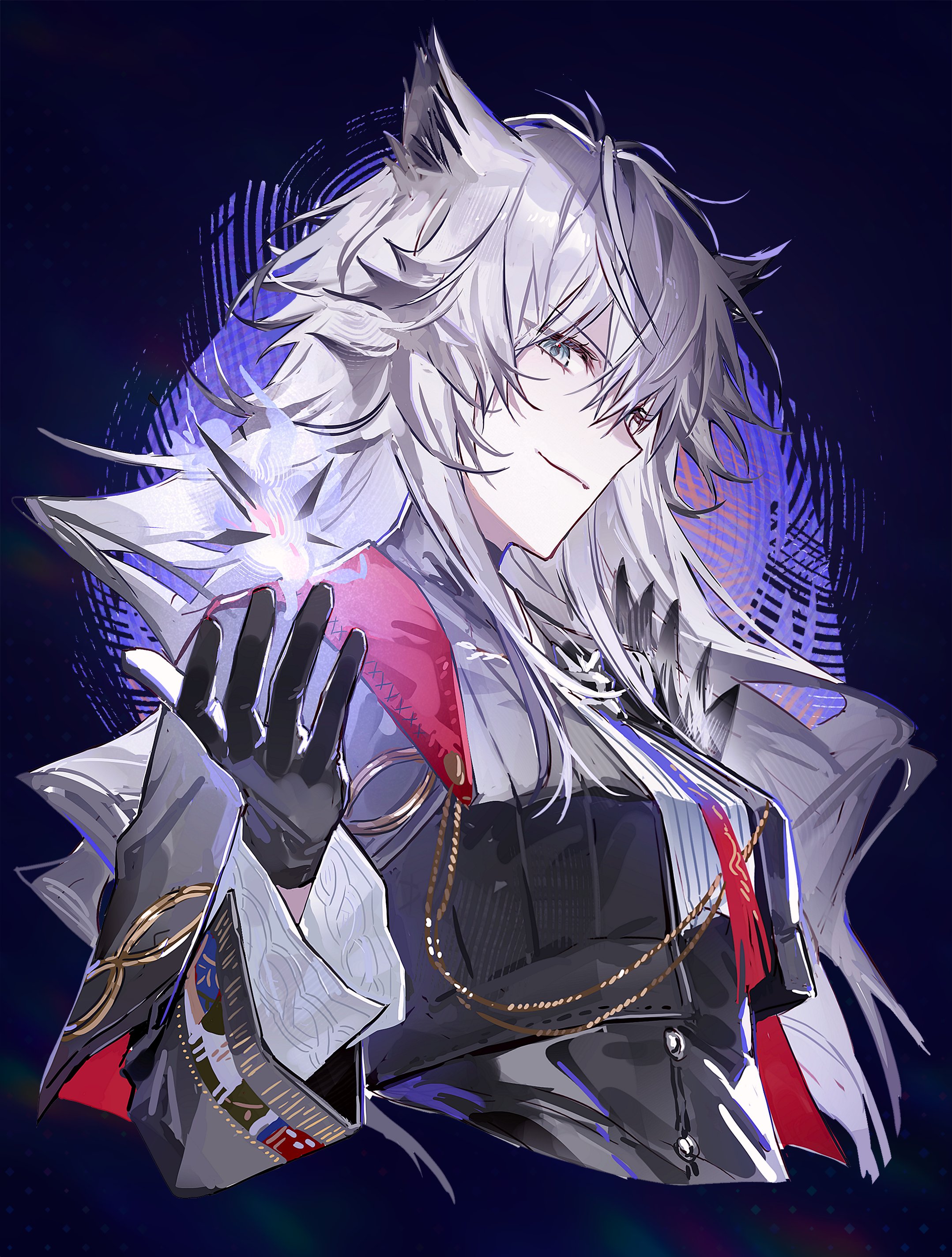 The Big ImageBoard (TBIB) - 1girl absurdres aiguillette animal ears arknights black gloves black ...