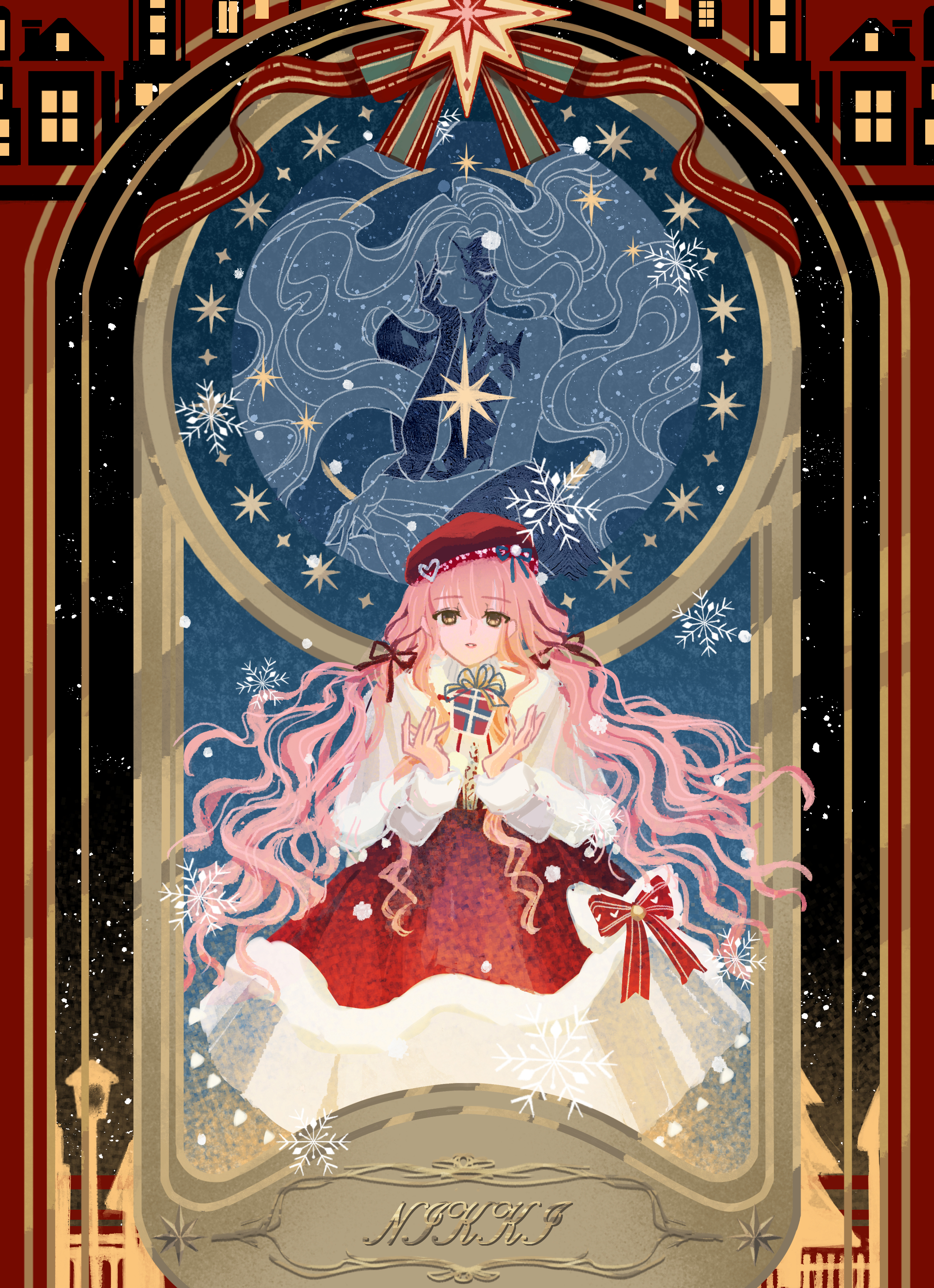 The Big ImageBoard (TBIB) - 2girls absurdly long hair absurdres ...