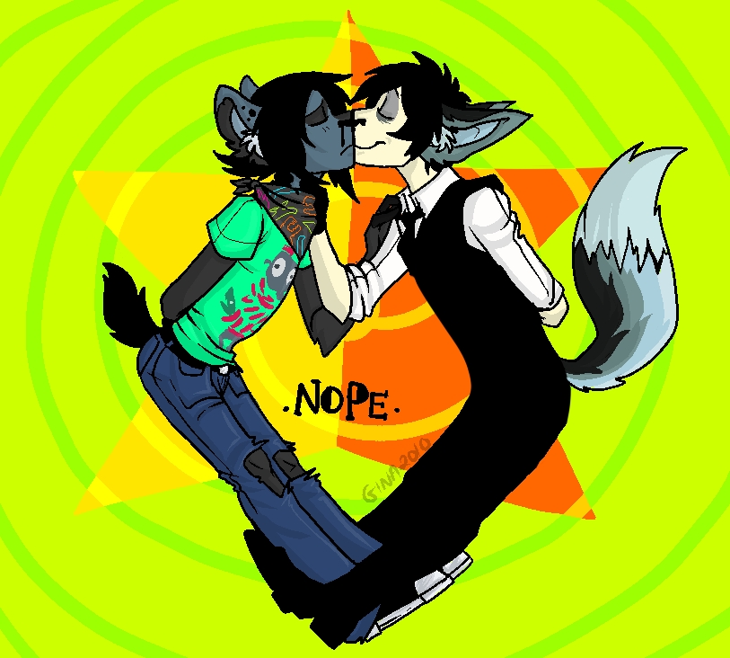 The Big Imageboard Tbib Anthro Denial Duo English Text Female Ginahyenaartist Ginahyena