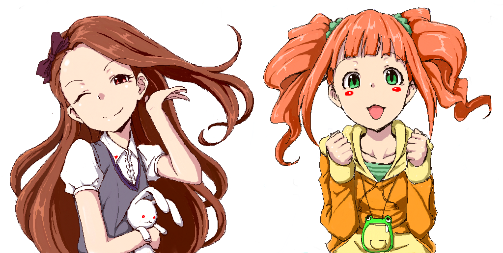 The Big Imageboard Tbib 2girls Bad Id Bad Pixiv Id Bag Blush