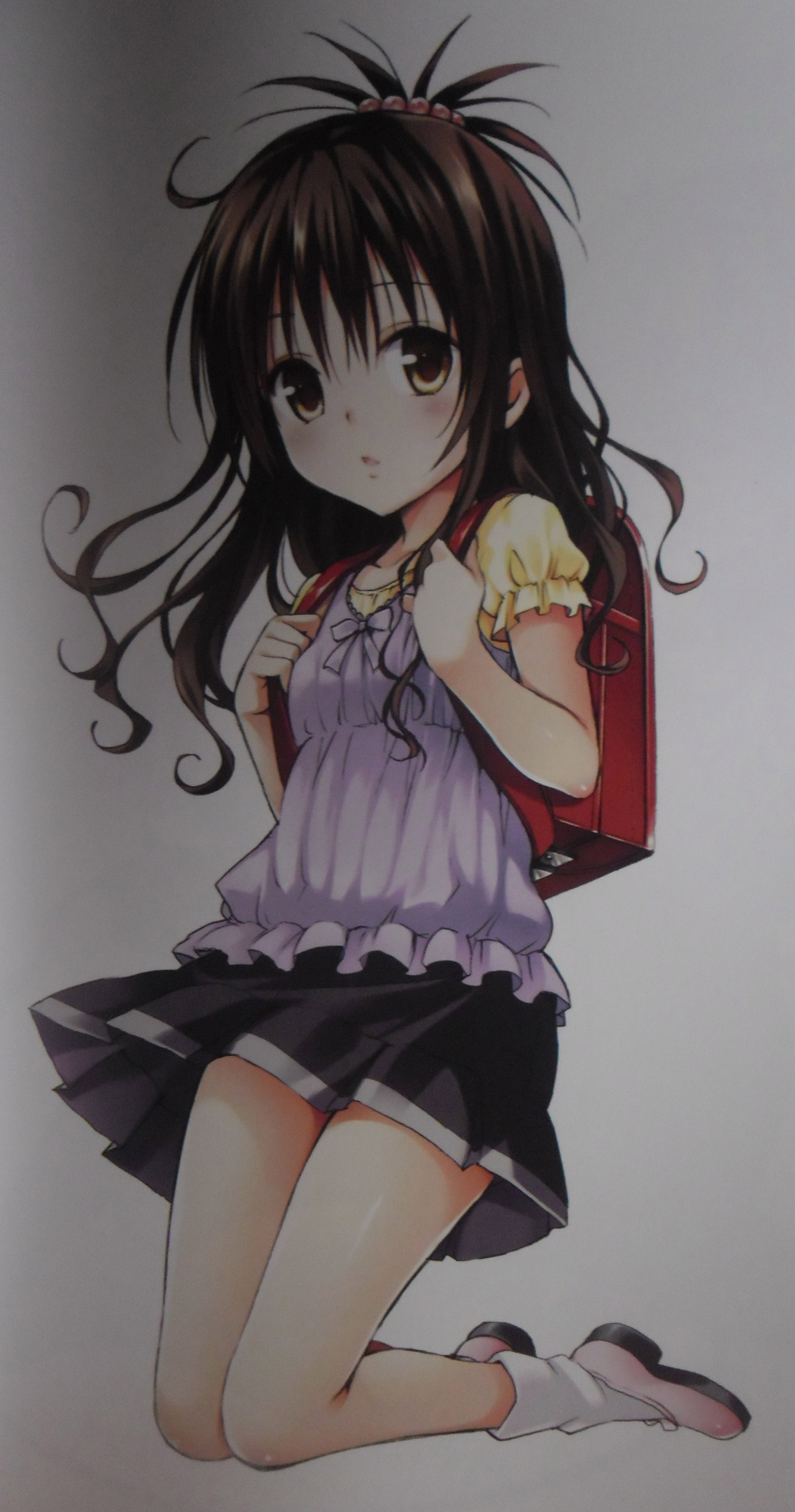 The Big Imageboard Tbib 1girl Absurdres Backpack Bag Brown Hair